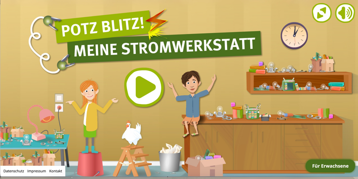Online Lernspiel & App „Potzblitz-Meine Stromwerkstatt“ | cobra youth ...