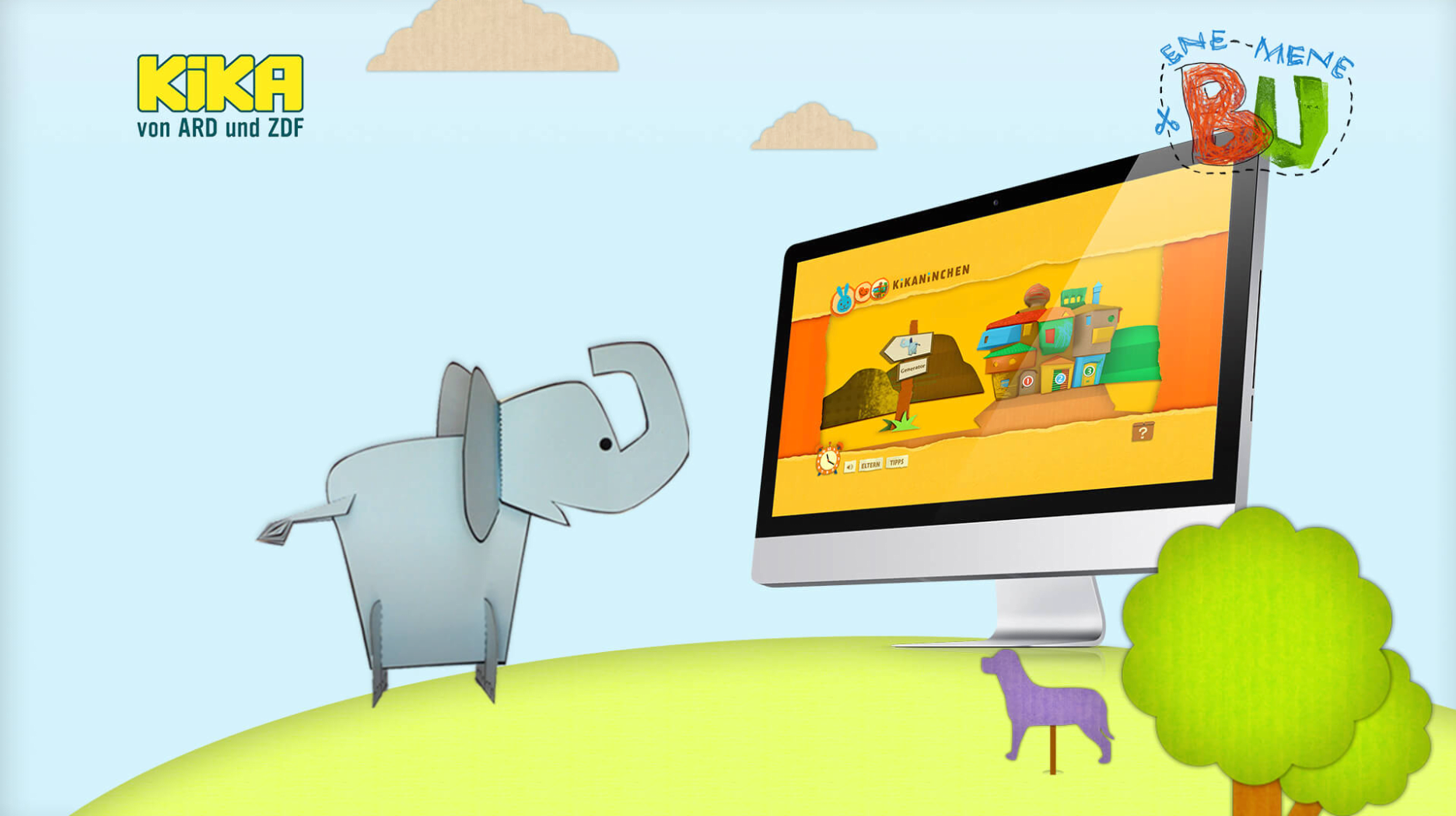 Kinder Website „ENE MENE BU“ | cobra youth communications